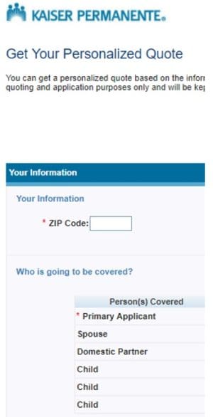 Kaiser Health Family Plans California Direct and Covered CA